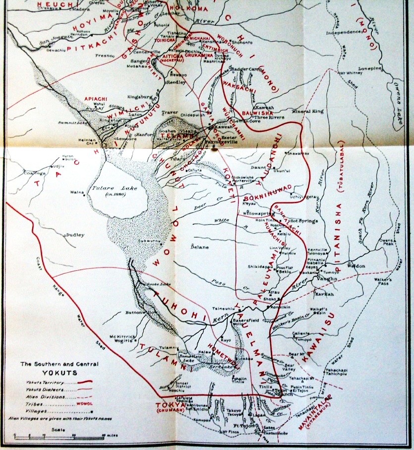 Lands of the Yokuts and their Neighbors